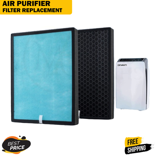 Devanti Replacement Filter Air Purifier HEPA Filters Carbon 4 Layers ...