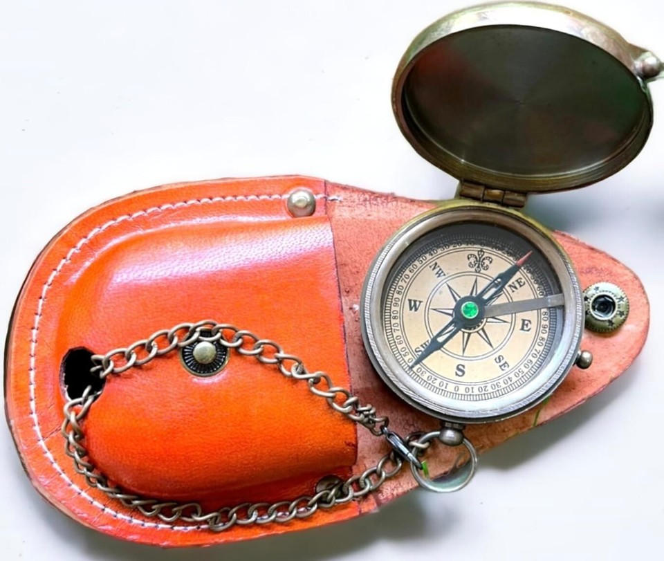 To My Husband Antique Brass Compass Engraved Compass Best Gift For Any ...