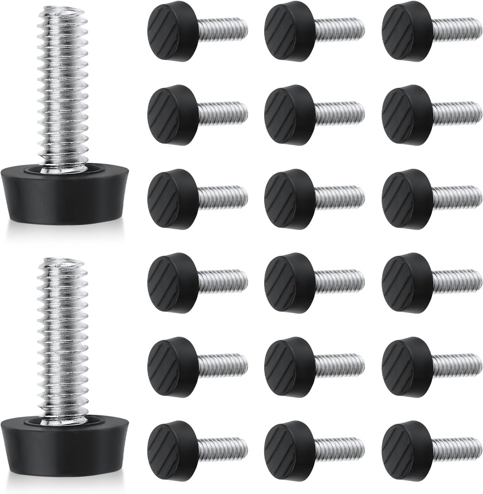 20Pcs 1/4-20 UNC Thread Furniture Leg Leveler, Adjustable Table ...