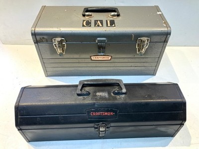 LOT OF 2 CRAFTSMAN CROWN LOGO #65161 & 6512 1970s mechanic vtg metal ...