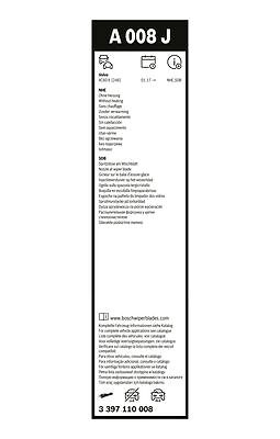 Fits Volvo XC60 2017-2024 1.9 2.0 D HMH Front Windscreen Wiper Blade ...