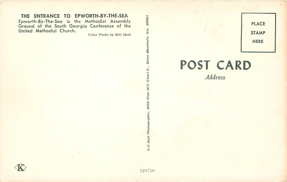 Georgia, GA, Epworth-by-the-Sea Chrome Postcard | eBay