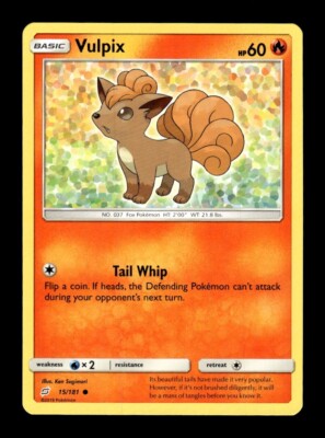 Pokemon Team Up VULPIX 15/181 | eBay