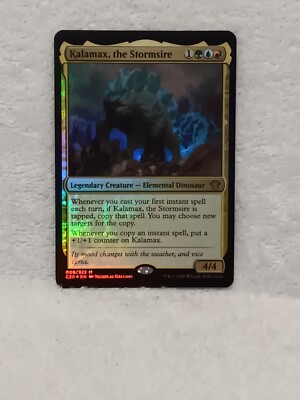 MTG Kalamax, the Stormsire Foil Commander 2020 Oversize Card #9 (Bcf ...