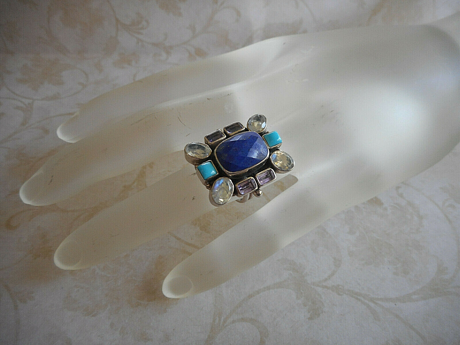 Nicky Butler Turquoise Moonstone Lapis Lazuli Amethys… - Gem