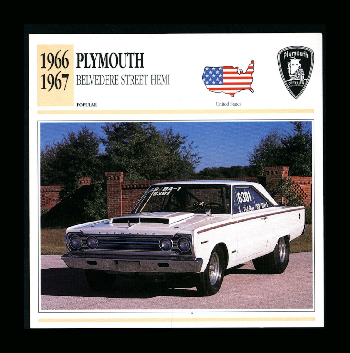 1966 Plymouth Belvedere Drag Car First Year Of The Street HEMI®
