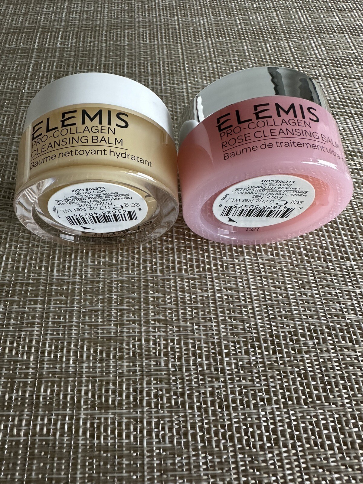 Elemis Pro Collagen Cleansing Balm & Rose Cleansing Balm 2x 20g Mini ...