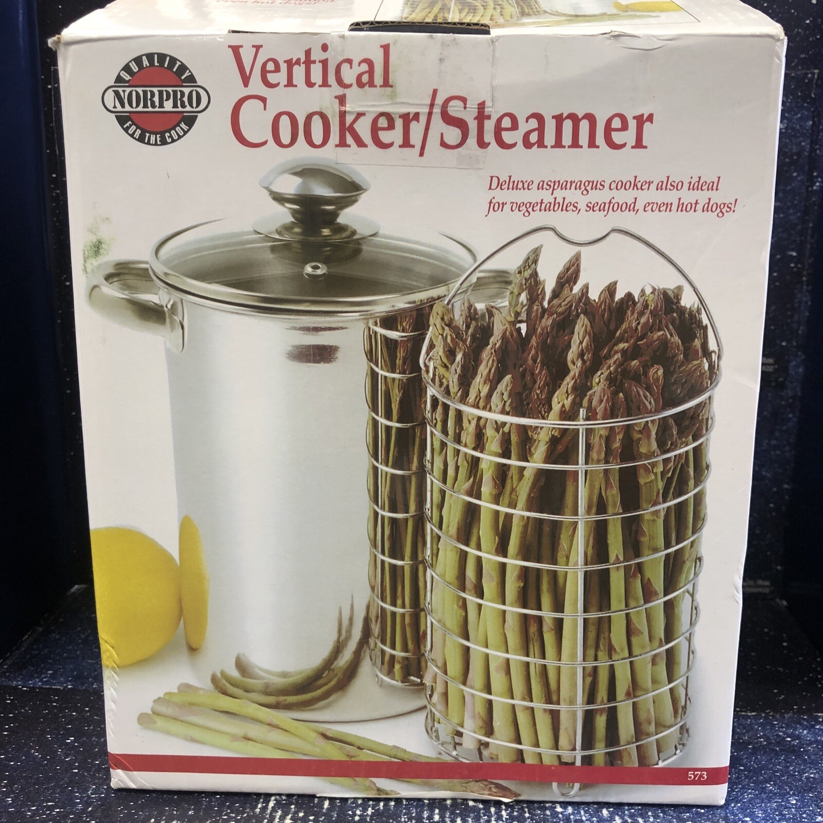 Norpro Vertical Cooker Steamer, For Vegetables, Seafood, Even Hot Dogs ...