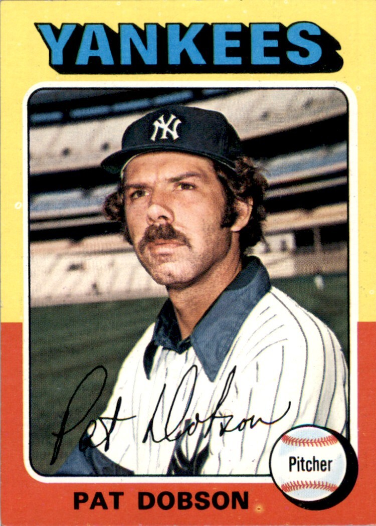 1975 Topps Baseball Pat Dobson (B) New York Yankees #44 | eBay