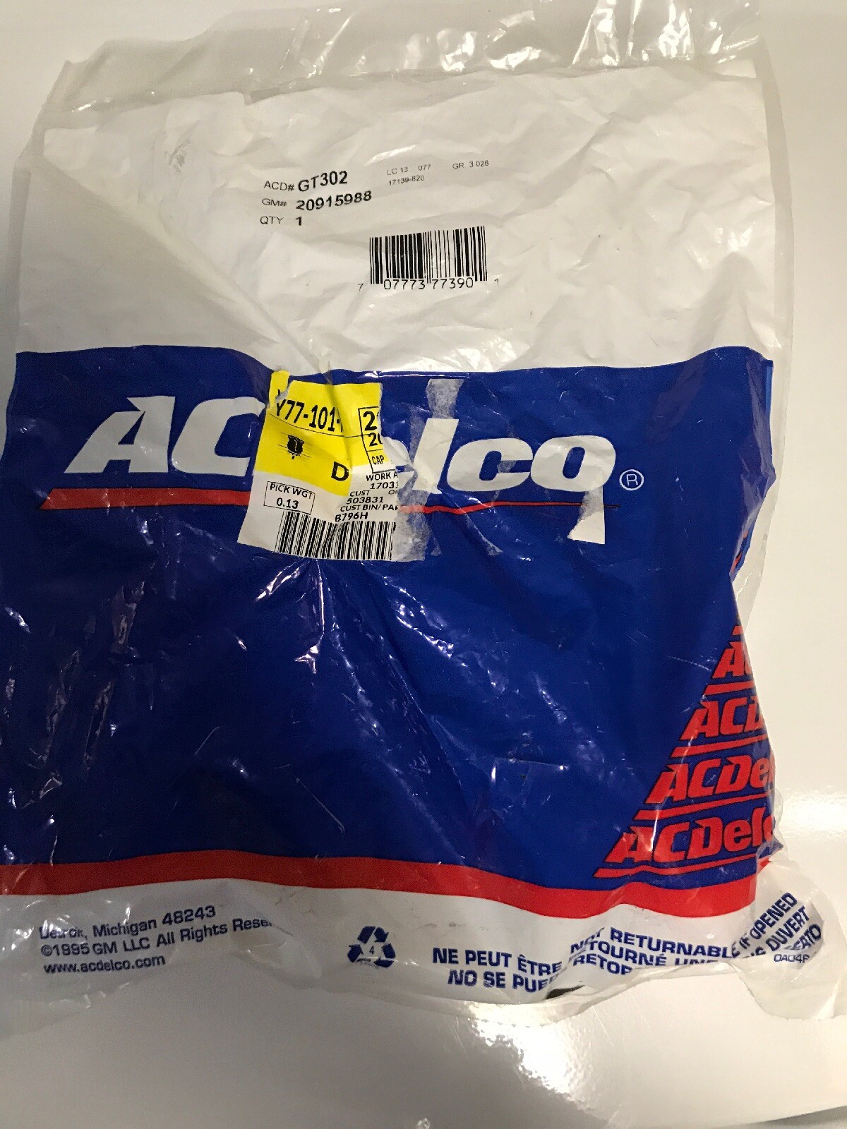 AC Delco Gas Cap New for Chevy Chevrolet Silverado 2500 HD Heavy Duty ...