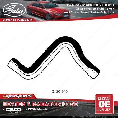 Gates Radiator Hose for Volkswagen Caddy 9K9 1.6L 55KW 345mm 1995-1997 ...