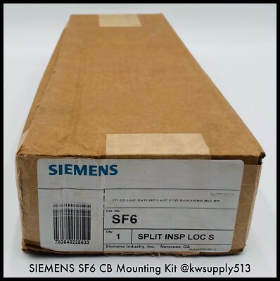 SF6 ~ Siemens SF6 FD Frame Twin CB MTG Kit for P4/S4/SPP PNLBD ~ Sealed ...