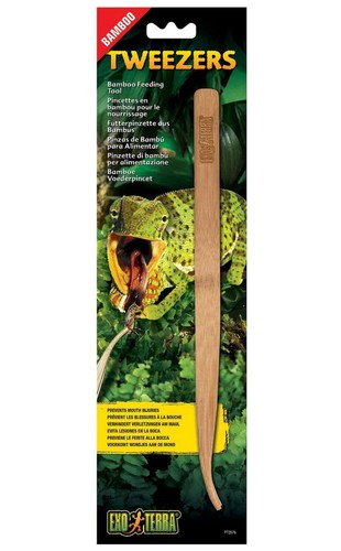 Exo Terra Bamboo Feeding Tweezers Feeding tool Tongs | eBay