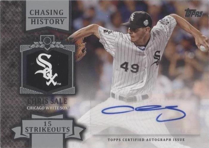 2013 Topps - Chasing History Autograph Chris Sale #CHA-CSA (AU) for ...