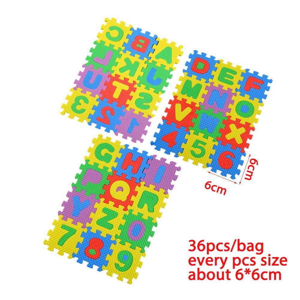 Board Games Foam Puzzle Carpet Letters Numeral Mat Kids Carpet Playmat ...