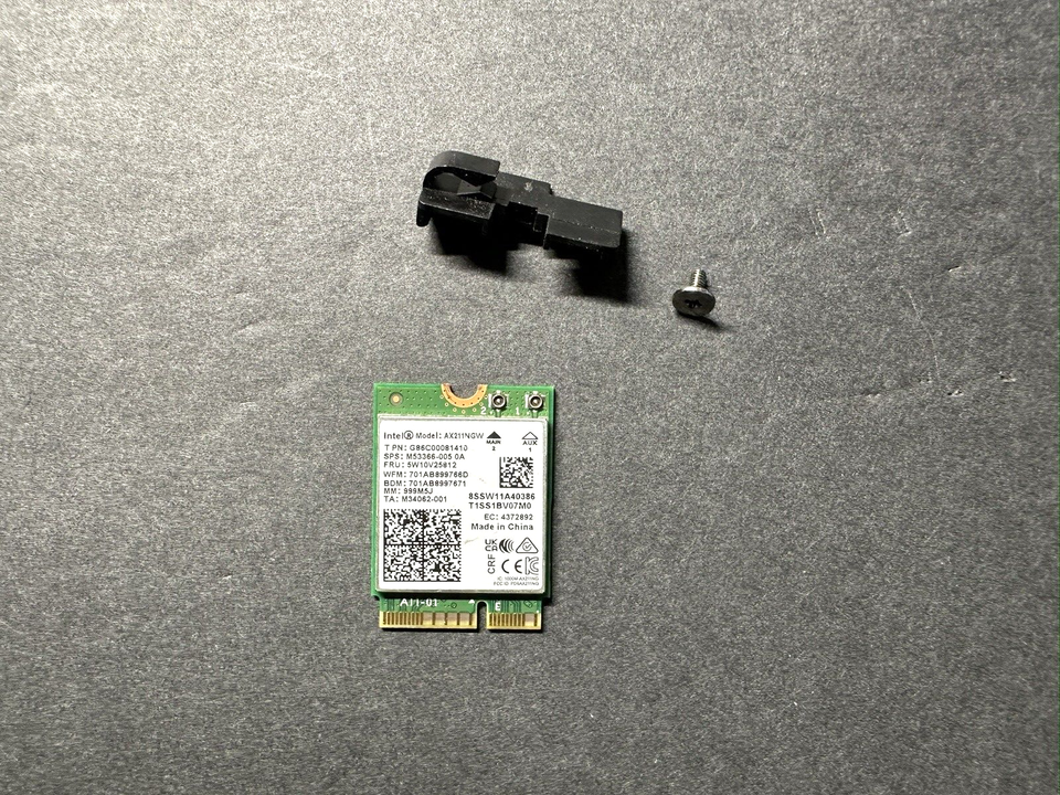 🔥Genuine Intel AX211NGW M.2 WiFi 6E CNVio2 Tri Band Bluetooth Adapter w ...