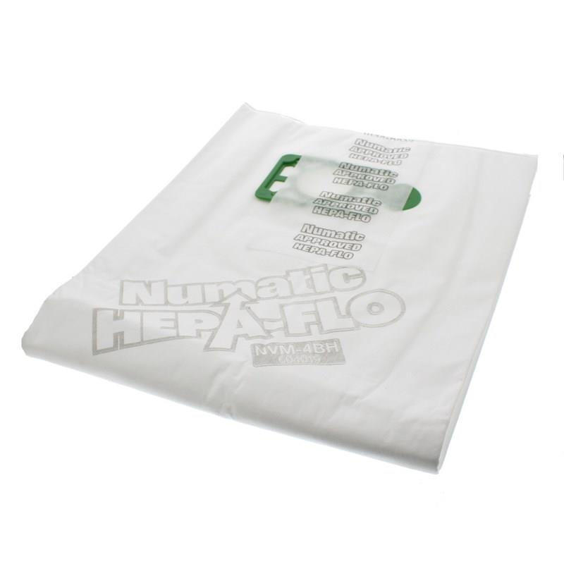 GENUINE Numatic NVM4 NVM4B NVM4BH NVM 4BH Hepaflo Bags 604019 10 Bags ...