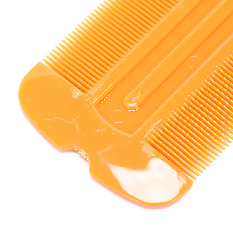plastic handle double sided head lice comb hair combs lice flea nit ...