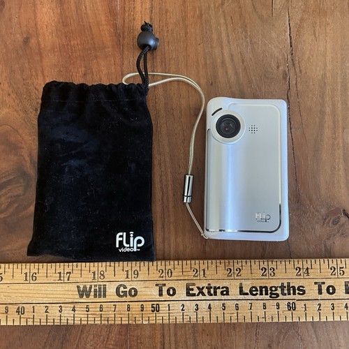 Low Fi Old School Flip Video Camera F130W White 2x Digital Zoom Tested ...