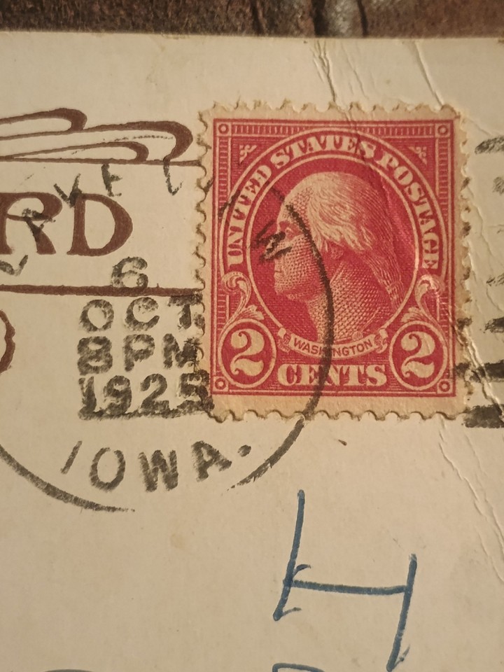 3 Very Rare George Washington Red 2 Cent Postage Stamps On Vintage ...