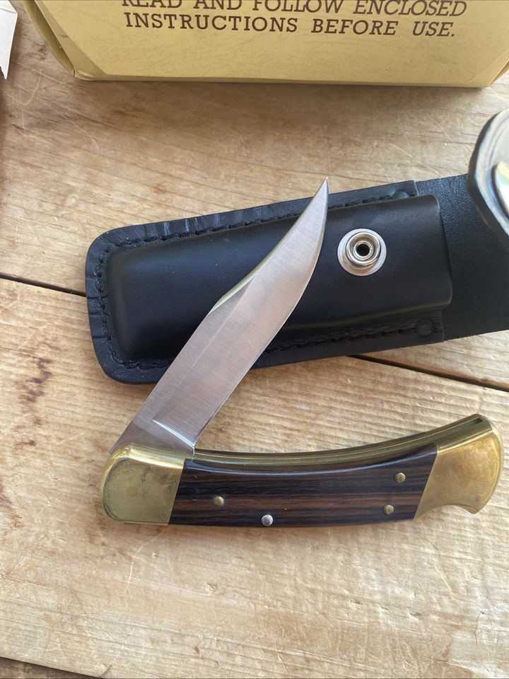 Buck Knife Model 110 1960's Vintage Hunter Lock Blade NEW MINT W/BOX NO ...
