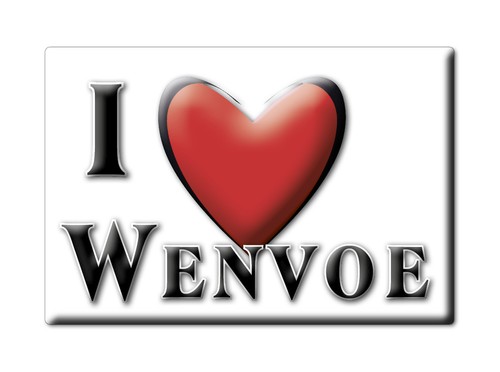 Wenvoe, Glamorgan, Wales - Fridge Magnet I Love Souvenir Uk Gift Idea ...