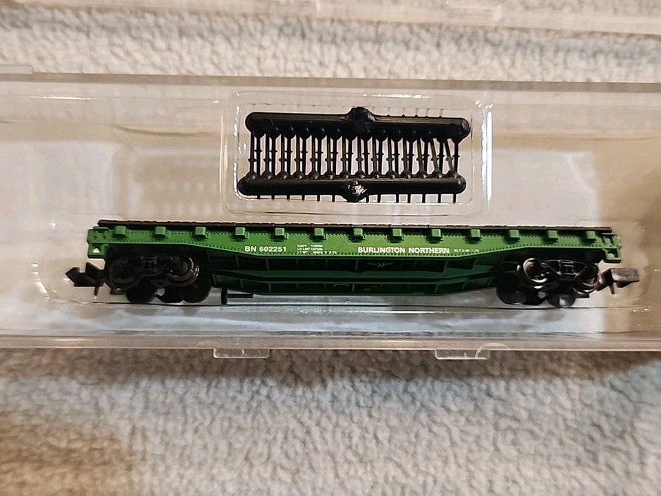 (BN2) Lot of 2 Atlas N Scale Burlington Northern BN Ore Car Stakes ...