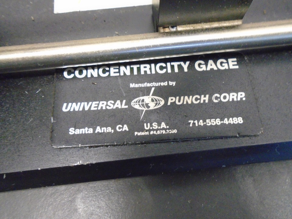 Universal Punch Concentricity Gage | eBay
