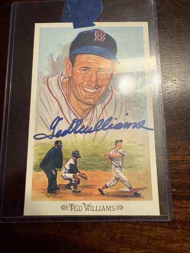 Ted Williams Signed Autograph Perez Steele Celebration d.2002 09373 out ...