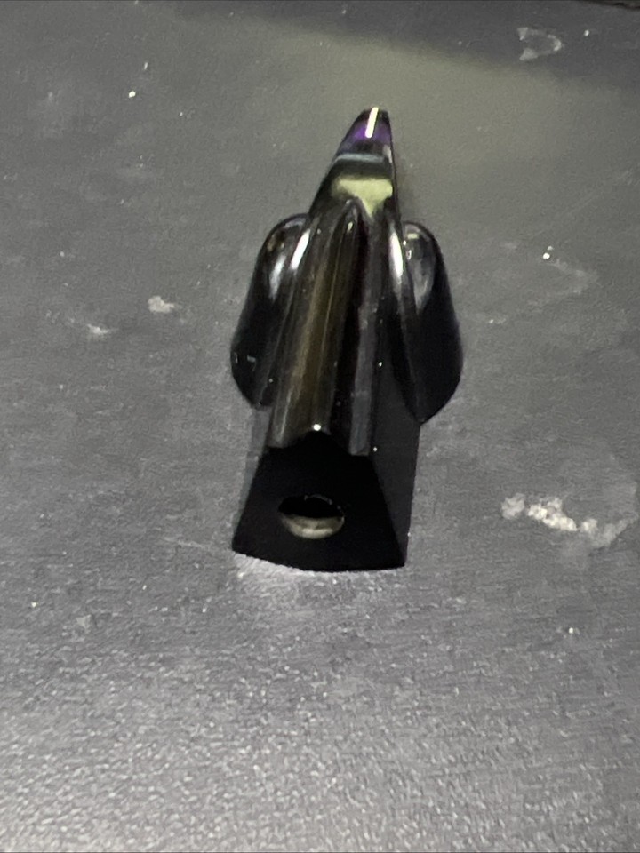 Vintage Daka-Ware Black Long Chicken Beak Pointer Knob w/set screw | eBay