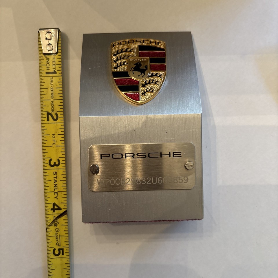 Factory Porsche Crest pylon display | eBay