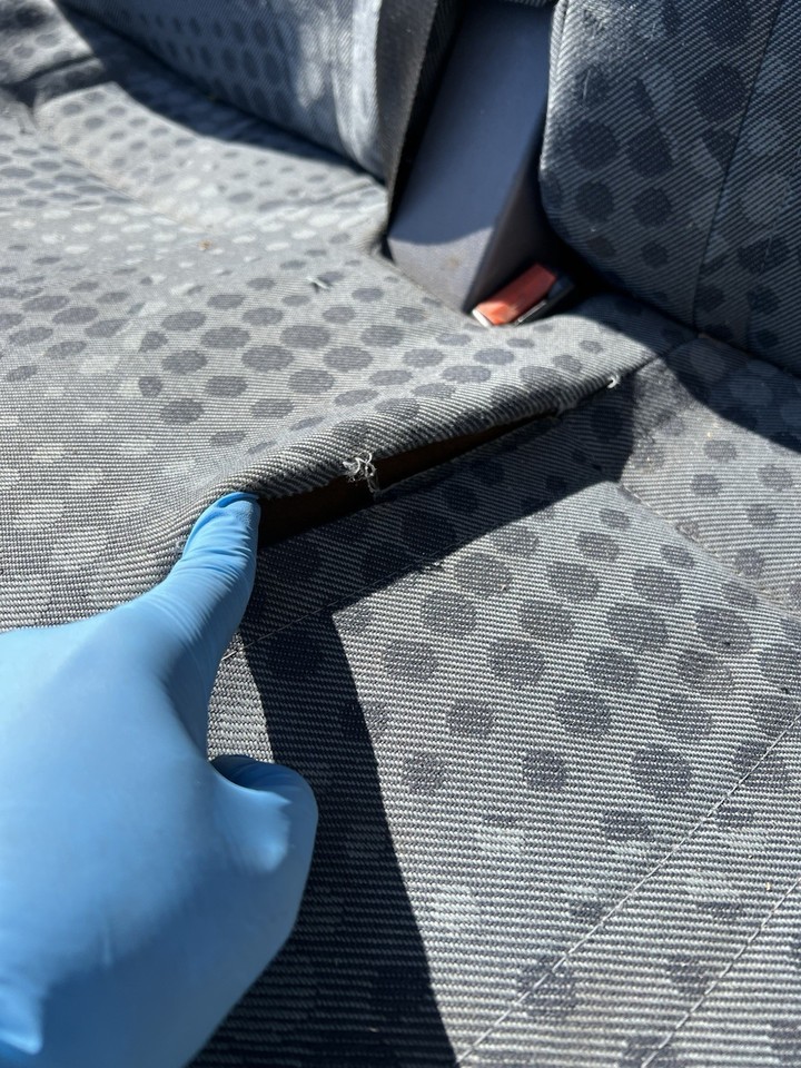 Ford Transit MK7 Rear Triple Seat With Belts | eBay UK