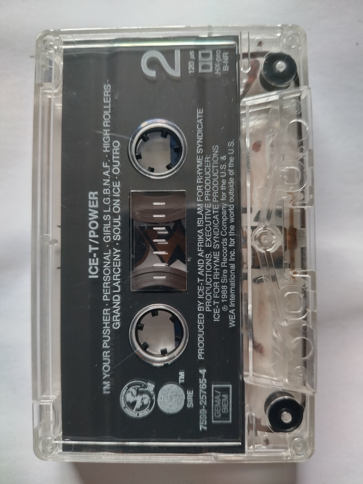 Ice T Power Cassette Tape Album Rap Hip Hop Rhyme Syndicate Drama Im ...