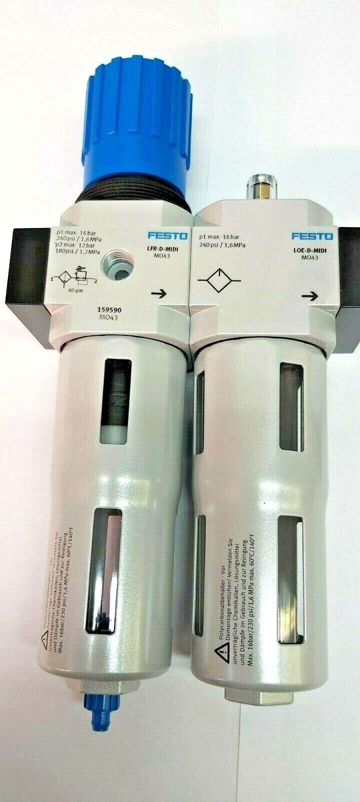 Festo FRC-1/2-D-MIDI Service Unit, 0-16 bar, G1/2 | eBay