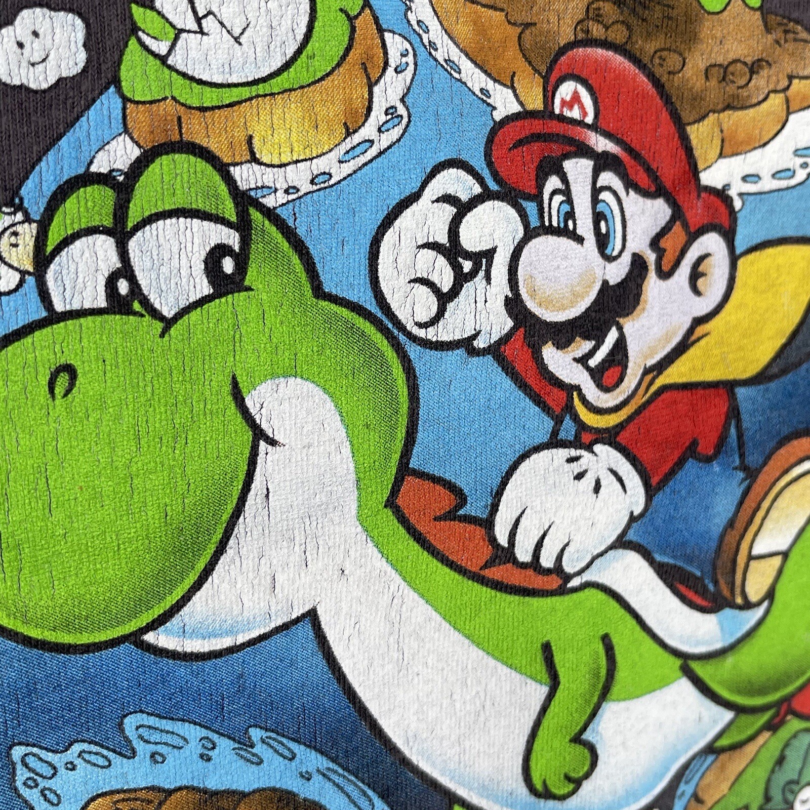 Super Nintendo Super Mario World Mario And Yoshi Gray… - Gem