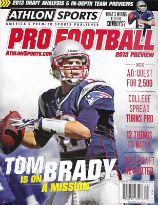 Athlon Sports Pro Football Magazine Team Previews Tom Brady Patriots ...