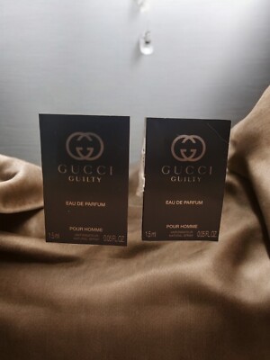 GUCCI GUILTY Pour Homme Eau De Parfum 1.5mL 0.05oz Sample Vial Spray ...