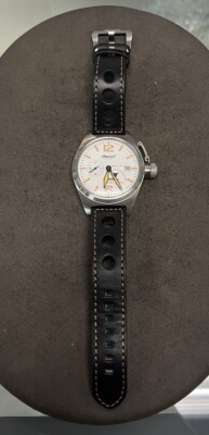 INGERSOLL 1892 Bison No.4 IN1605 Calibre 721 White & Orange Dial Men's ...