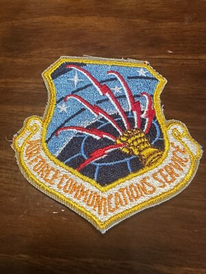 Vintage USAF Air Force Communications Service Patch | eBay