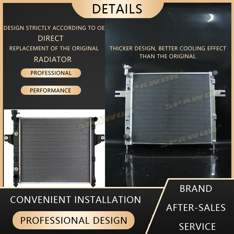 SPAWON Aluminum Radiator For Ford Courier Mazda B2200 2600 4CYL 1981 ...