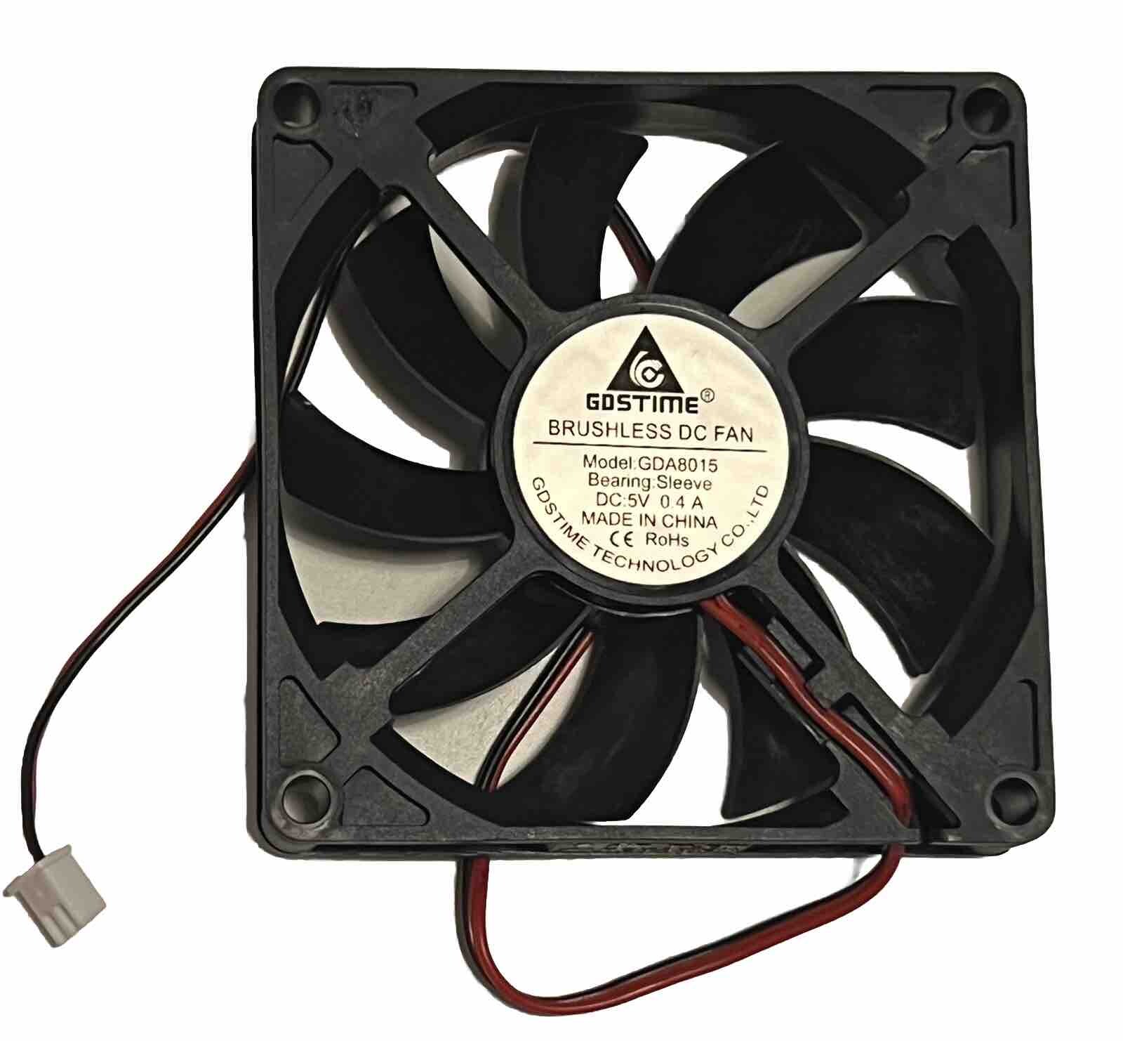 8010 DC 12V 2Pin Brushless Fan 8cm 80x80x10mm 80mm Computer Case ...