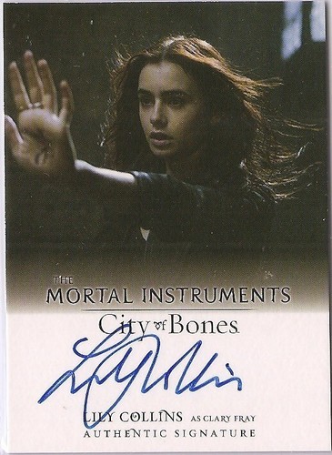 2013 Mortal Instruments - Lily Collins - AUTOGRAPH- Emily In Paris ...