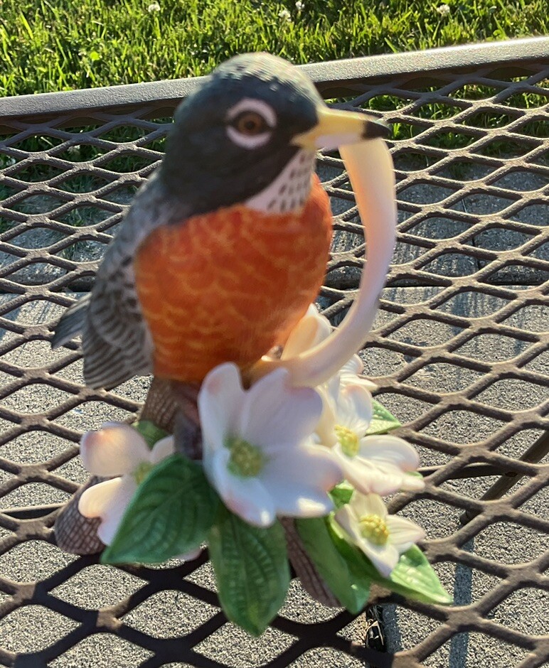 Vtg. 2001 Lenox Robin Limited Edition Porcelain Figurine Original Box ...