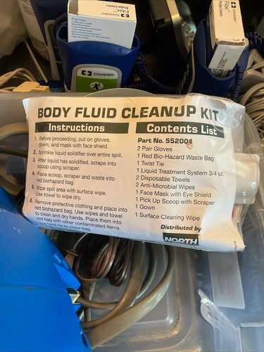 North by Honeywell 552001, Body Fluid Cleanup BFC Kit sealed | eBay