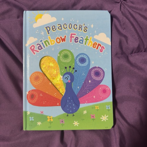 Baby Touch & Feel Book Peacock's Rainbow Feathers 0–6 Months Sensory ...