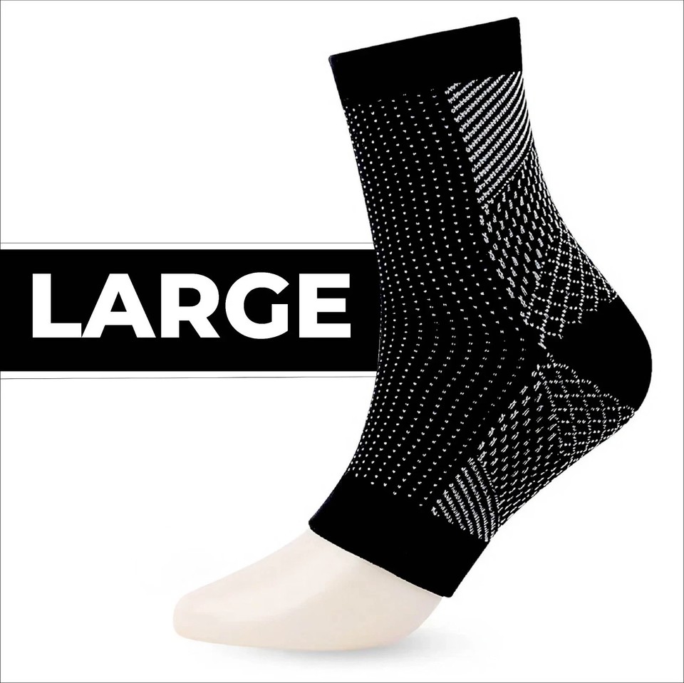 1Pair Compression Socks, Ankle Brace Support Neuropathy Soothe Socks ...