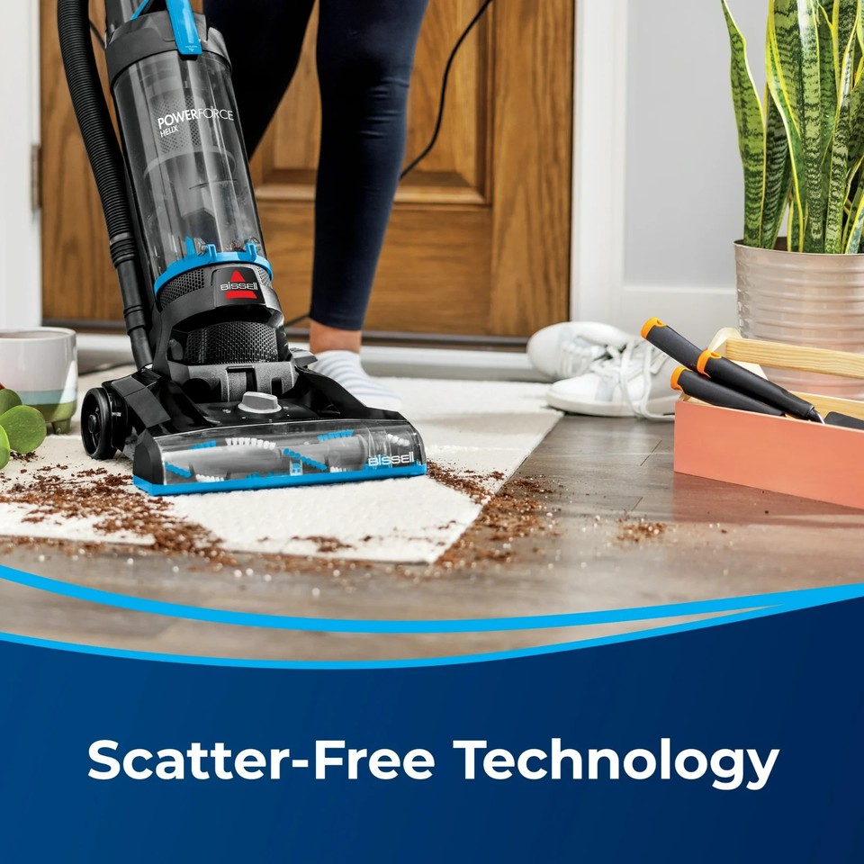 BISSELL PowerForce Helix Upright Vacuum 3313 Bagless Lightweight w ...