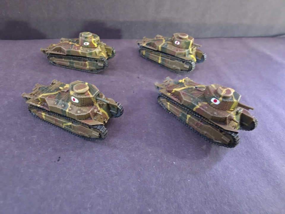 Flames of War Japanese Type 89 Chi-Ro Company X4 Pro-painted Weathered ...