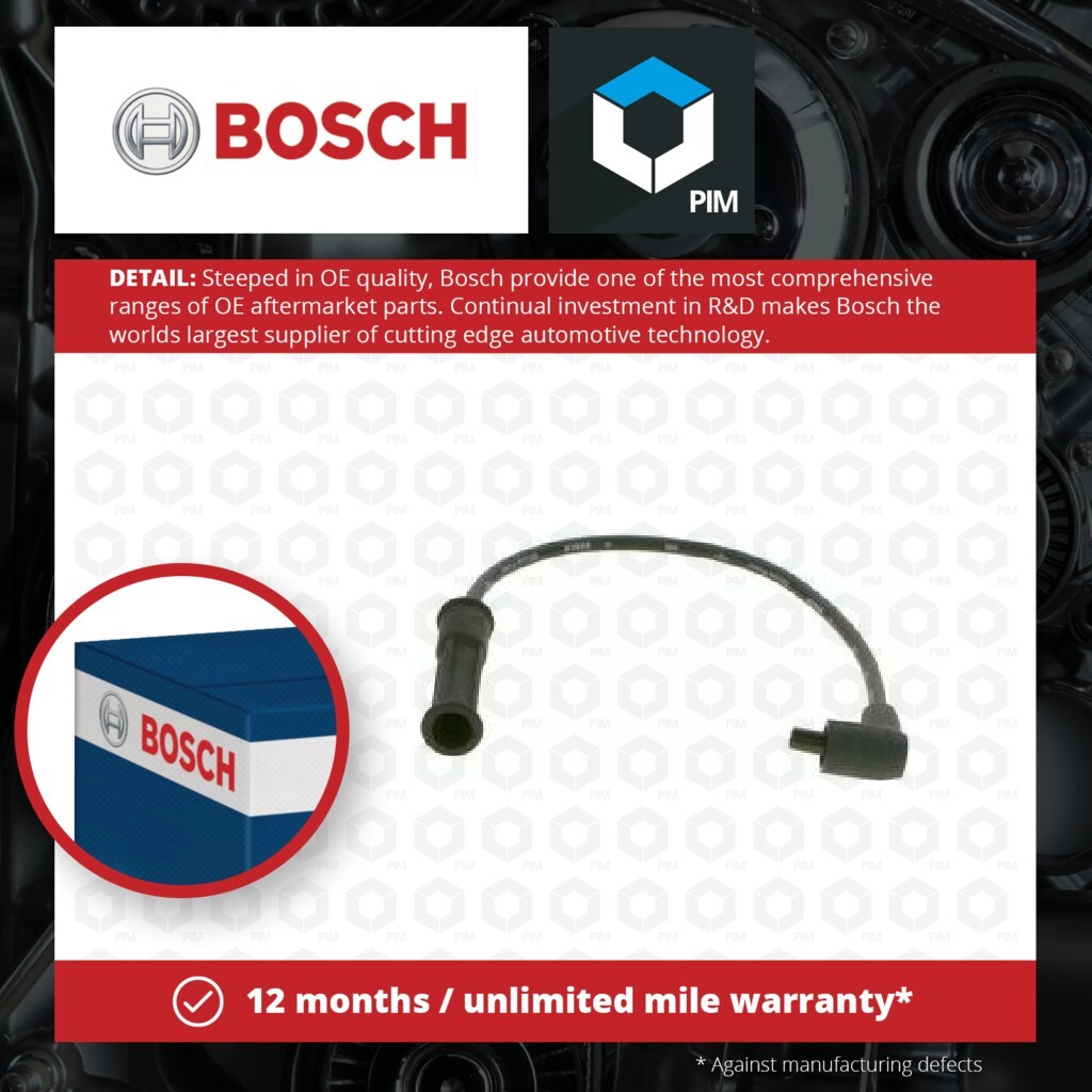 Bosch 0986357253 Ignition Lead Set for sale online | eBay