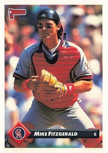 1993 Donruss #757 MIKE FITZGERALD California Angels | eBay